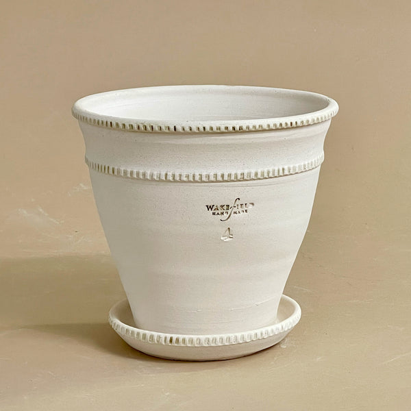 Shenandoah Pot With Attached Saucer - Wakefield Handmade